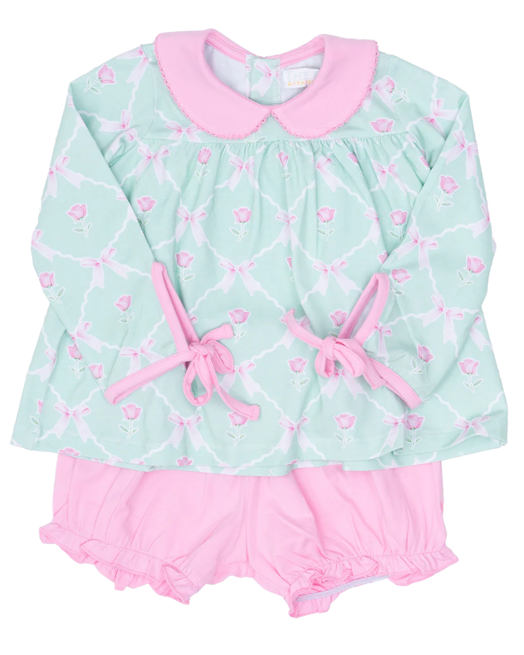 Mary Charlotte Bloomer Set-Rose Of Bows – Pink Pineapple